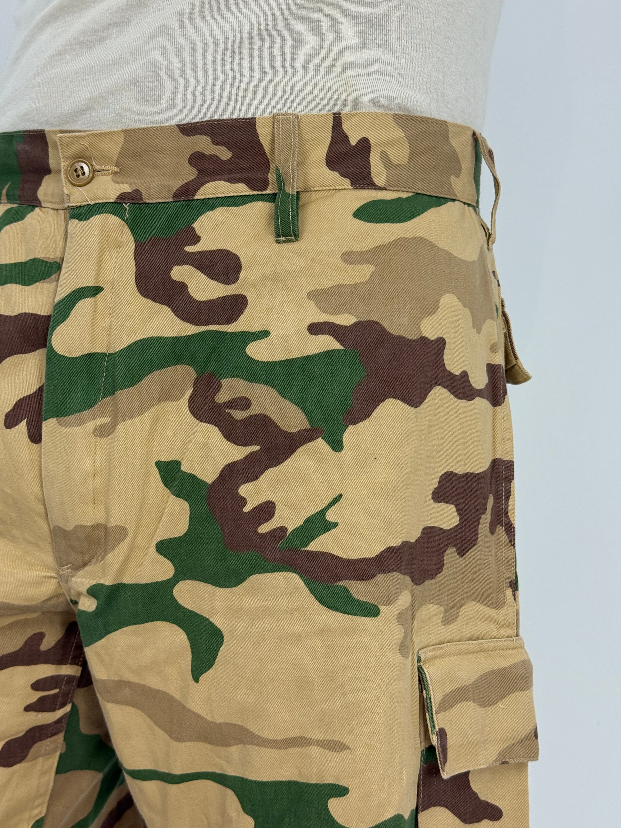 Bermuda Militari Italiani Vintage – Desert Camouflage - Fangovintage
